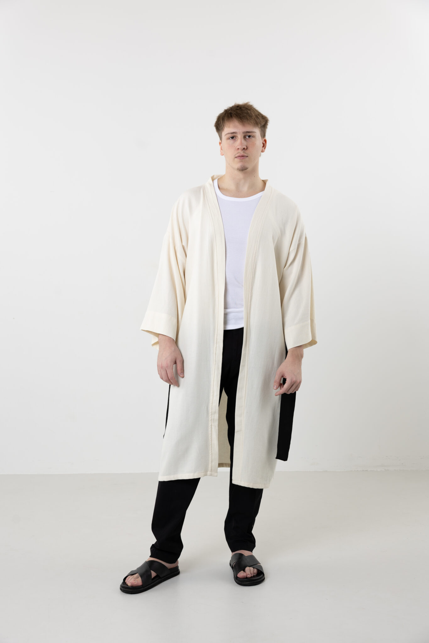 Natural Cotton Zodiac Sign Collection Long Robe Kimono – SilkeaTextil